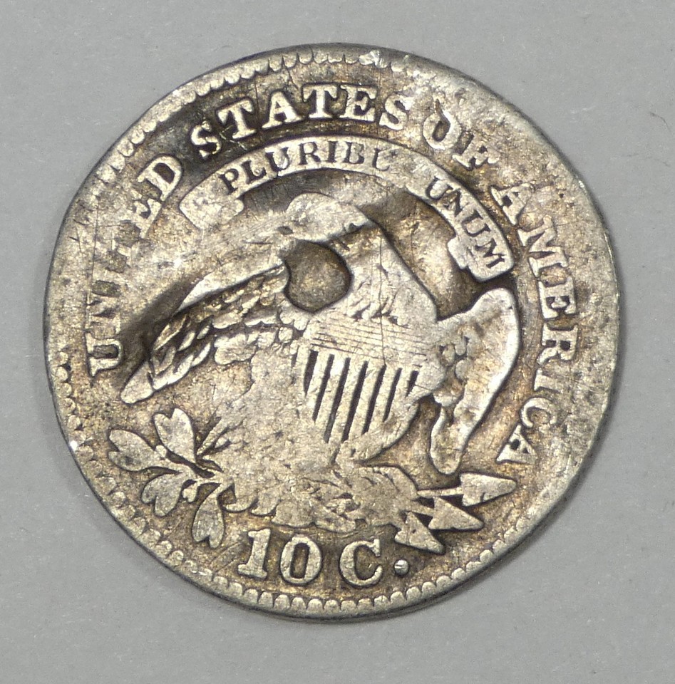 1827 Capped Bust Silver Dime GOOD Silver 10c ~ Surface Damage | eBay