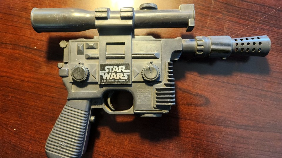 Vintage 1977 Kenner STAR WARS HAN SOLO Laser Pistol BLASTER w/Sound | eBay