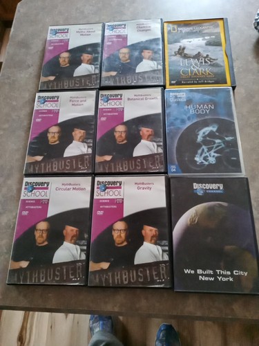Mythbusters Discovery School 6 DVD Lot With 3 Additional DVDS | eBay