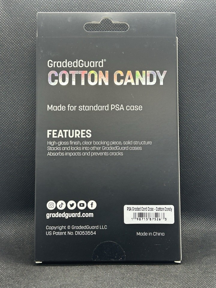 GradedGuard PSA COTTON CANDY Limited Edition Graded Case Guard ...