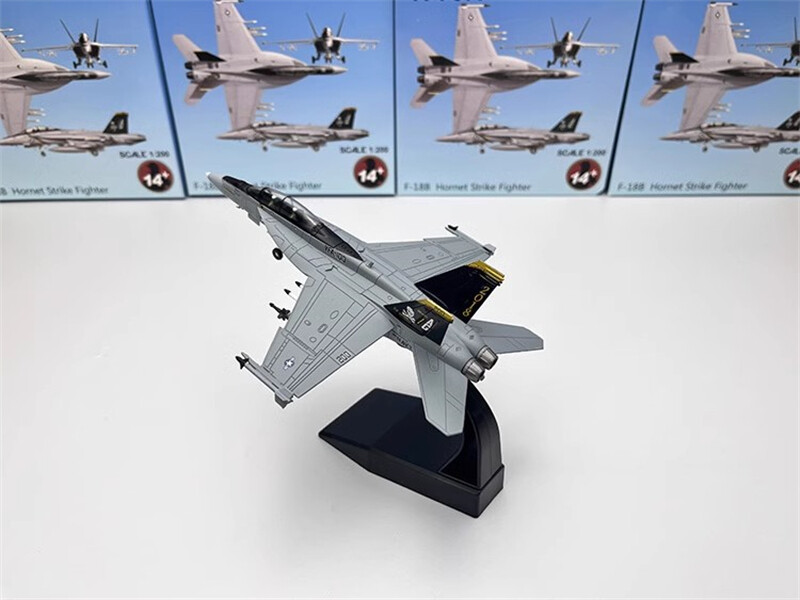 1:100 US F/A-18F Hornet F18 VF-84 Jolly Rogers DIECAST Aircraft Model ...