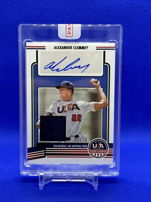 2023 Panini Stars And Stripes Alexander Clemmy “shoes” Relic Auto #/10 ...