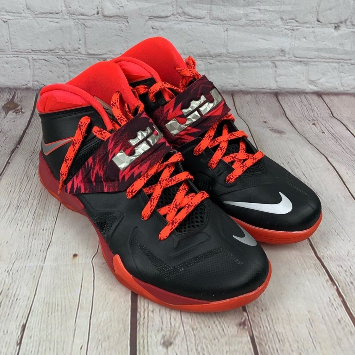 Lebron Soldier 7 Orange And Black NIKE ZOOM SOLDIER VII LASER ORANGE