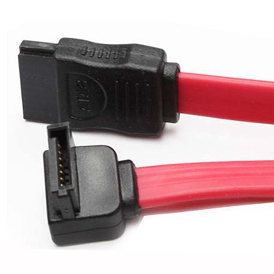 15cm SATA To SATA Angled Cable HDD Hard Disk Drive CD DVD Rom Lead For ...