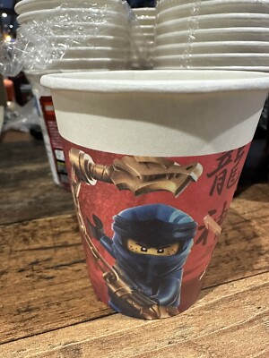 Lego Ninjago Paper Cups X 48 Brand New And Sealed , Party/Birthday ...