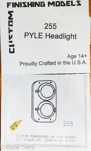 Custom Finishing Models HO #255 Dual Beam Headlights -- Pyle National ...
