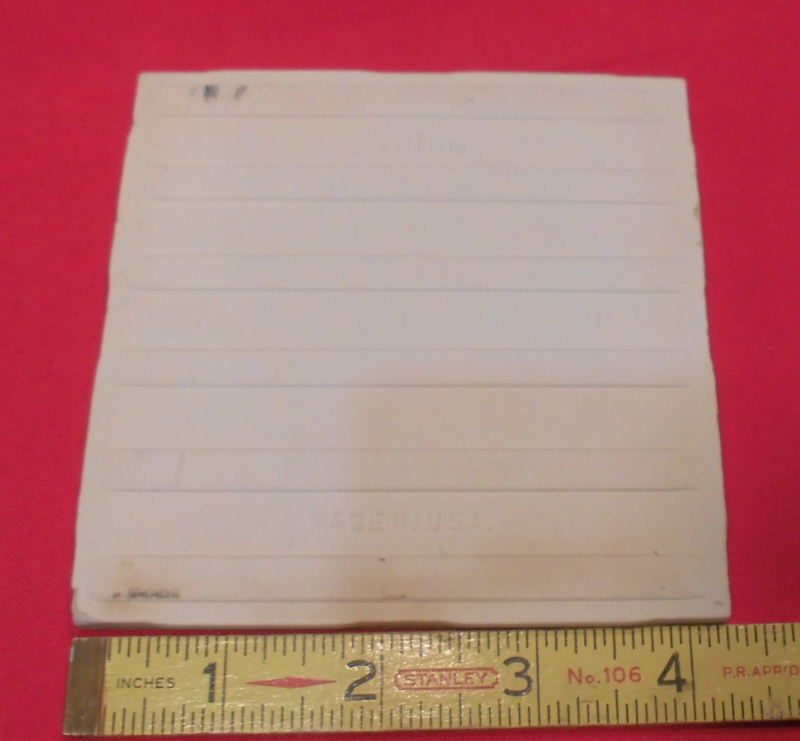 1 pc. Gold Dust: 4-1/4" Glossy Ceramic Tile by Stylon Co. white + gold ...