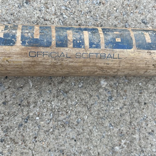 VTG Louisville Slugger SB 496 JUMBO Wood Official Softball Baseball Bat ...