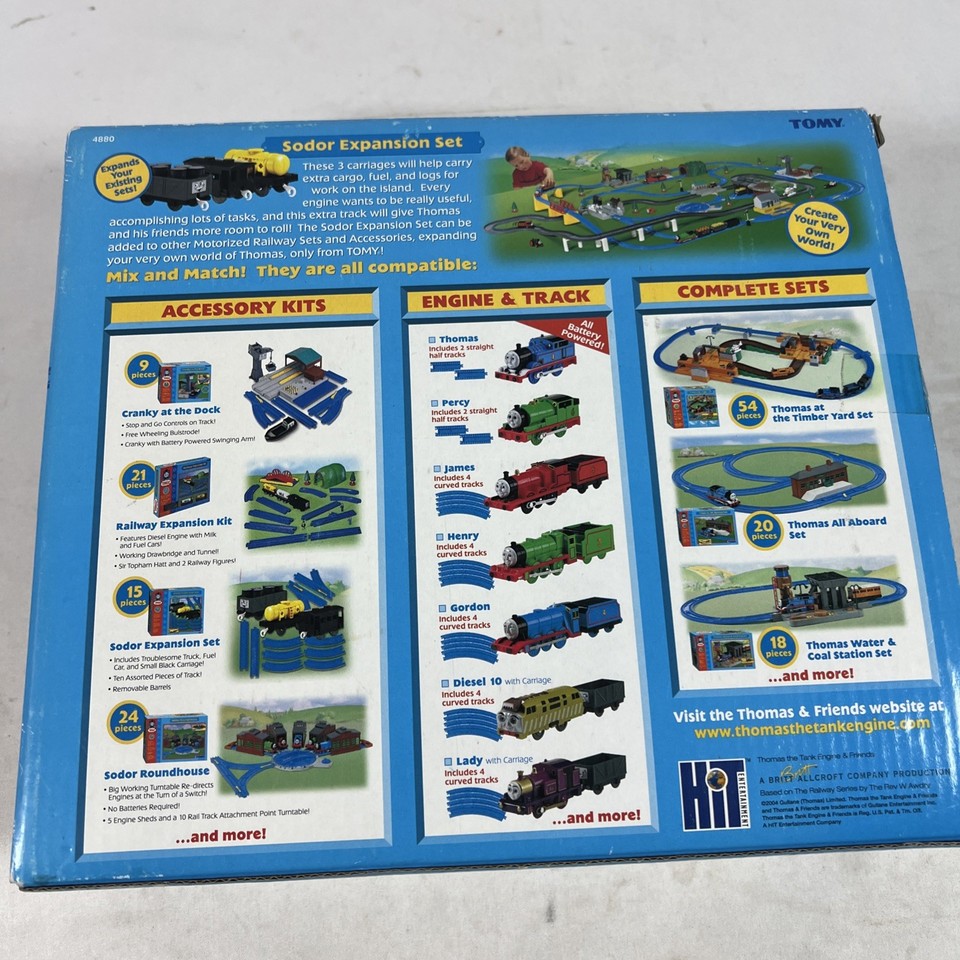 Thomas & Friends Sodor Expansion Set 15 Pc Motorized Road & Rail And ...