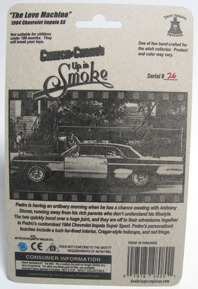 Cheech & Chong The Love Machine 1964 Chevrolet Impala Custom Hot Wheels ...