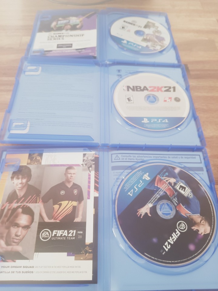 Madden21, NBA 2k 21, FIFA 21 ps4 bundle- Free shipping- Great condition ...