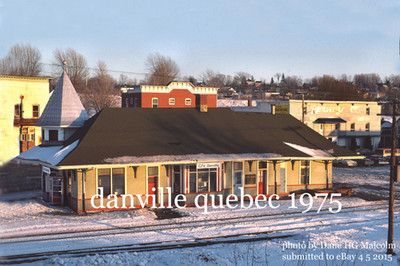 Canadian National Rwy Danville Quebec 1975 an 8x10" photograph | eBay