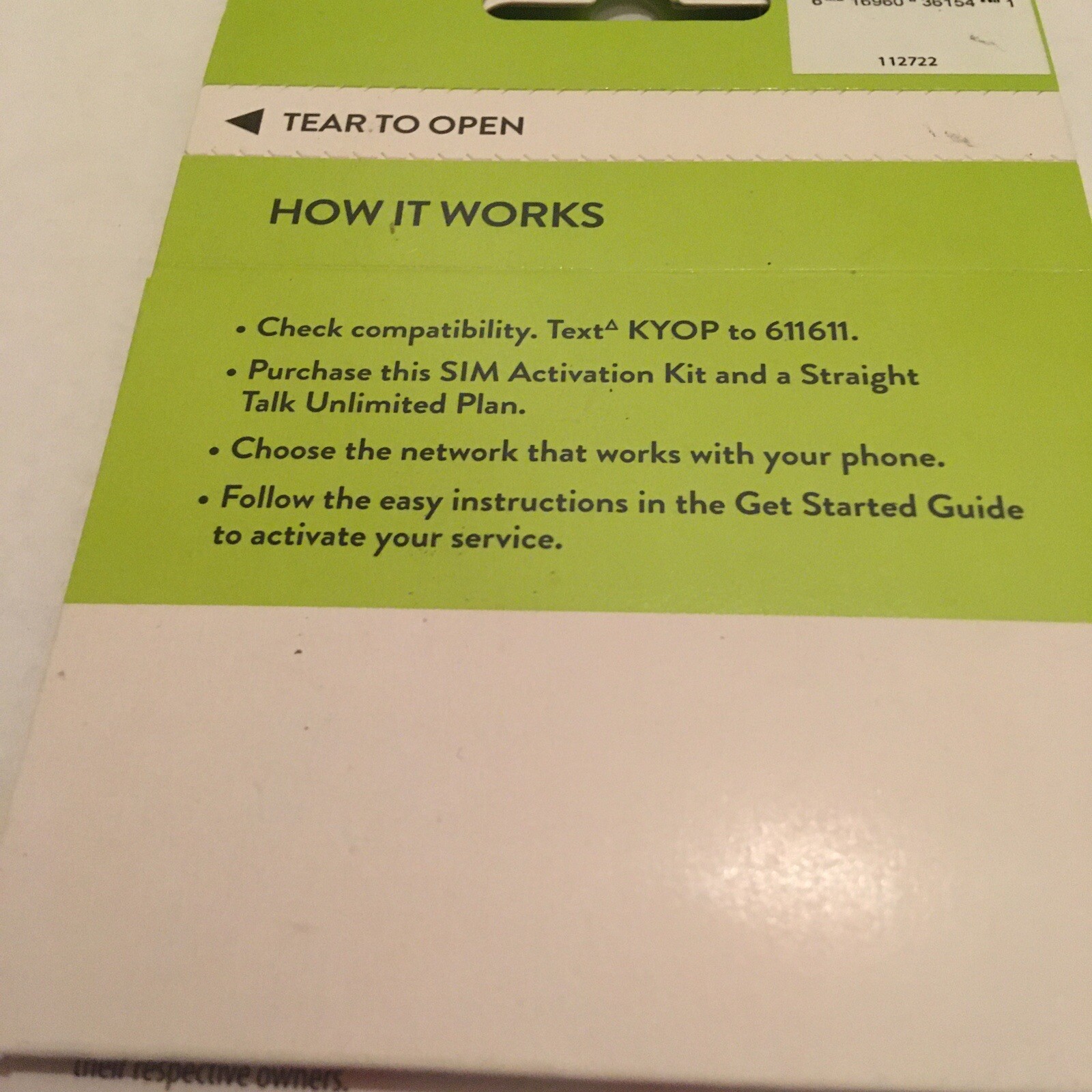 Pin Straight Talk Nano SIM Card Activation Kit Pink One Bring Your ...