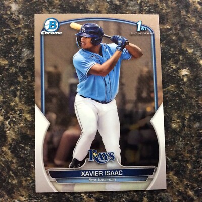 2023 Bowman Chrome 1st Bowman BCP-145 Xavier Isaac Tampa Bay Rays | eBay