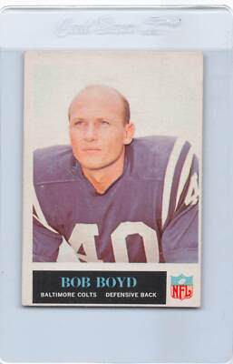 1965 Philadelphia #3 Bob Boyd Colts NM *DA-C8538 | eBay