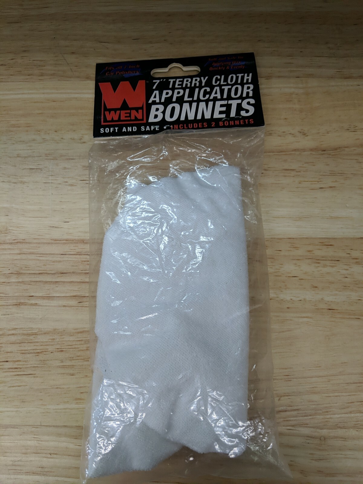 WEN 7A324 7-Inch Terry Cloth Applicator Bonnets (2-Pack) | eBay
