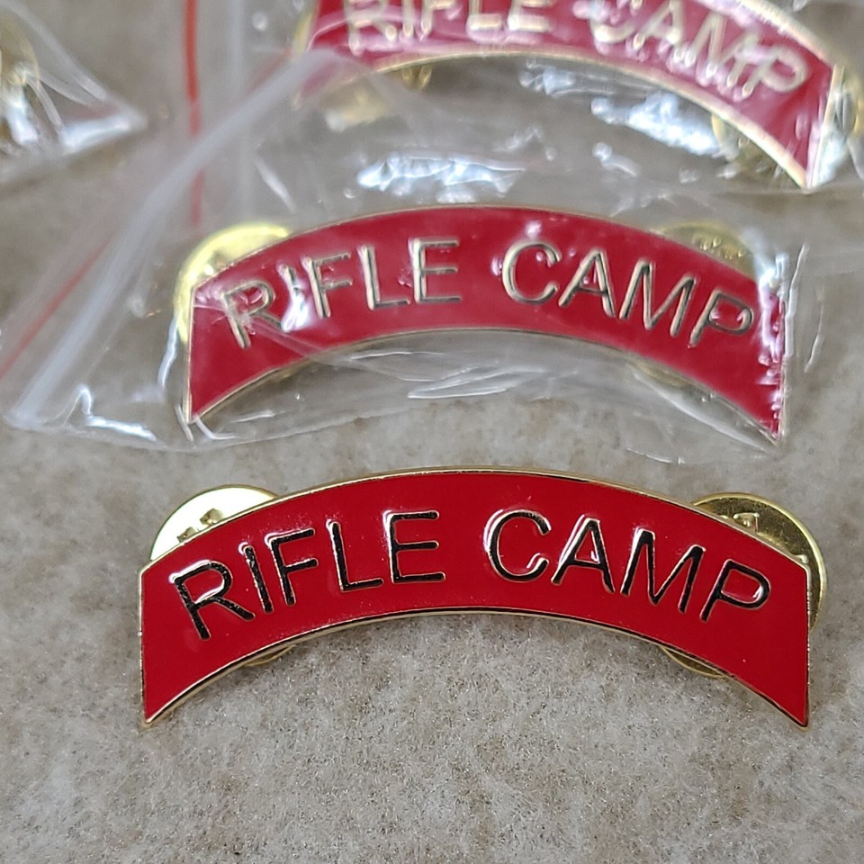 JROTC ROTC Enameled Arc Pin Special Team Insignia RIFLE CAMP HONOR ...
