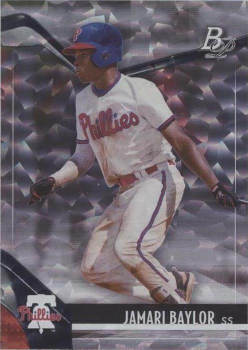 2021 Bowman Platinum - Top Prospects Jamari Baylor #TOP-63 Ice Foil (RC ...