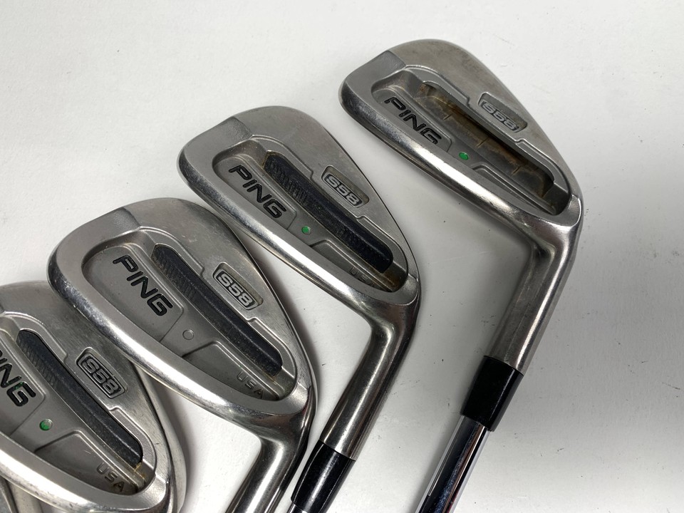 Ping S58 Iron Set 5-PW (No 7) Green Dot 2* Up Cushin Regular Steel Mens ...