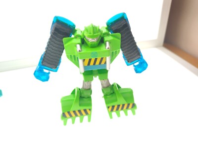 Hasbro Tomy Transformers Green Bulldozer Robot Toy Construction Vehicle ...