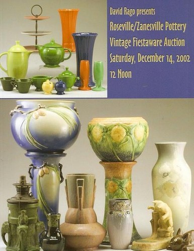 Rago // Roseville Zanesville Pottery Vintage Fiestaware Auction Catalog ...