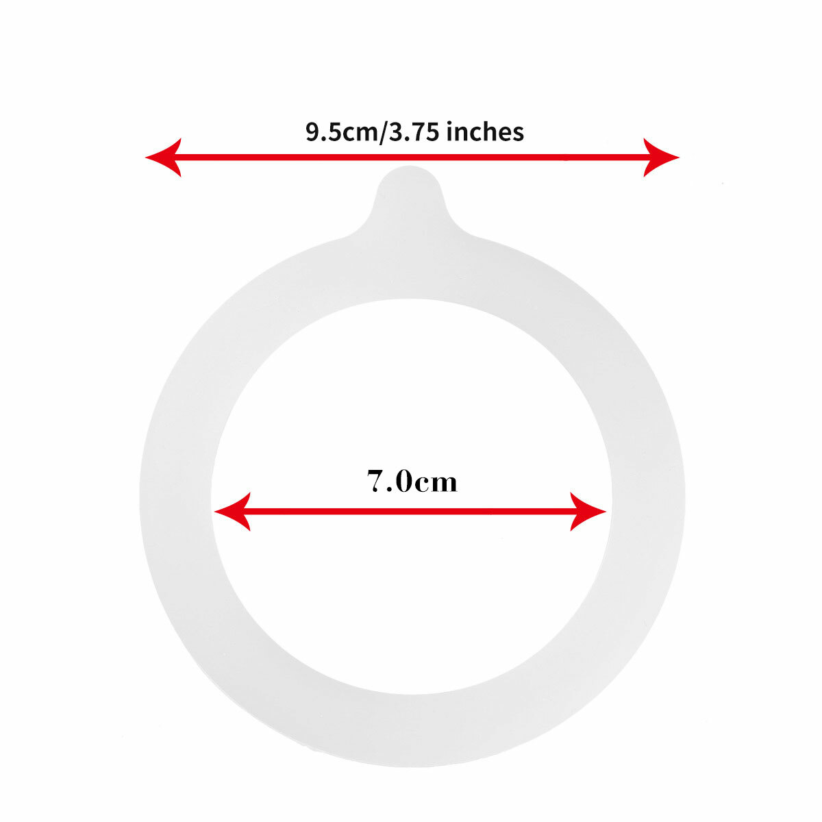 10Pc Replacement Silicone Gaskets Seals Airtight Rings For Canister ...