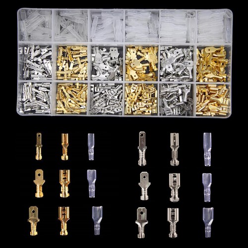 540PCS Automotive Electrical Wire Connectors Kit Male Female Spade ...