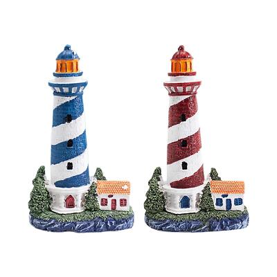 Resin Lighthouse Figurine Lighthouse Model for Collection Office ...