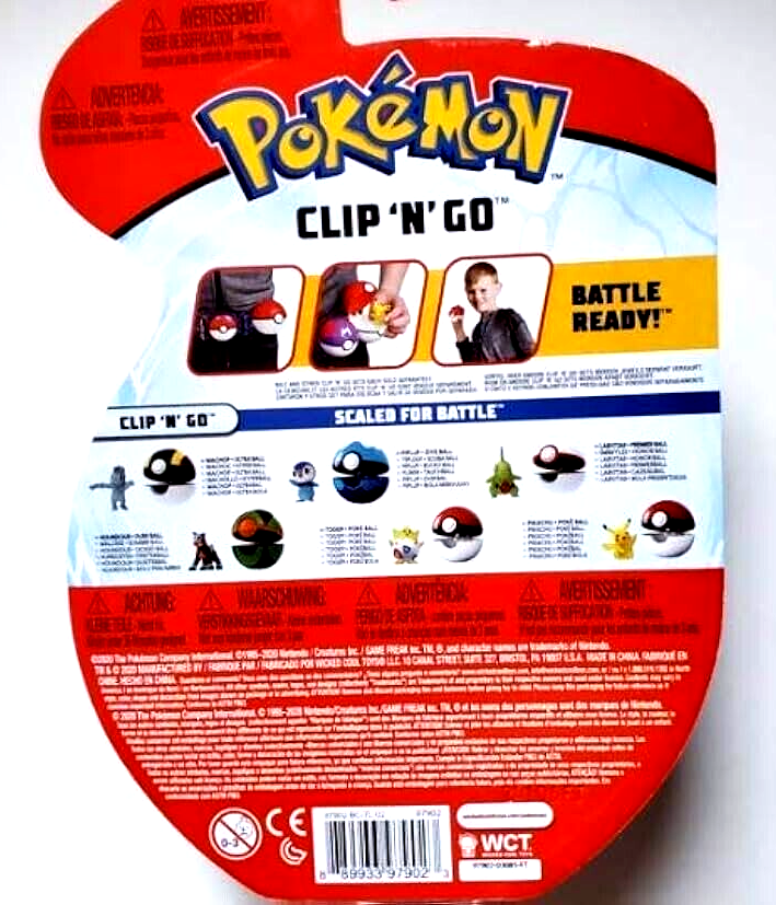 POKEMON Clip 'N' Go Battle Ready! Houndour + Pokeball Ages 4+ NIP | eBay