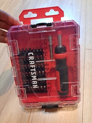 CRAFTSMAN CMHT68017 44pc Magnetic Ratcheting Multi-bit Screwdriver Set ...