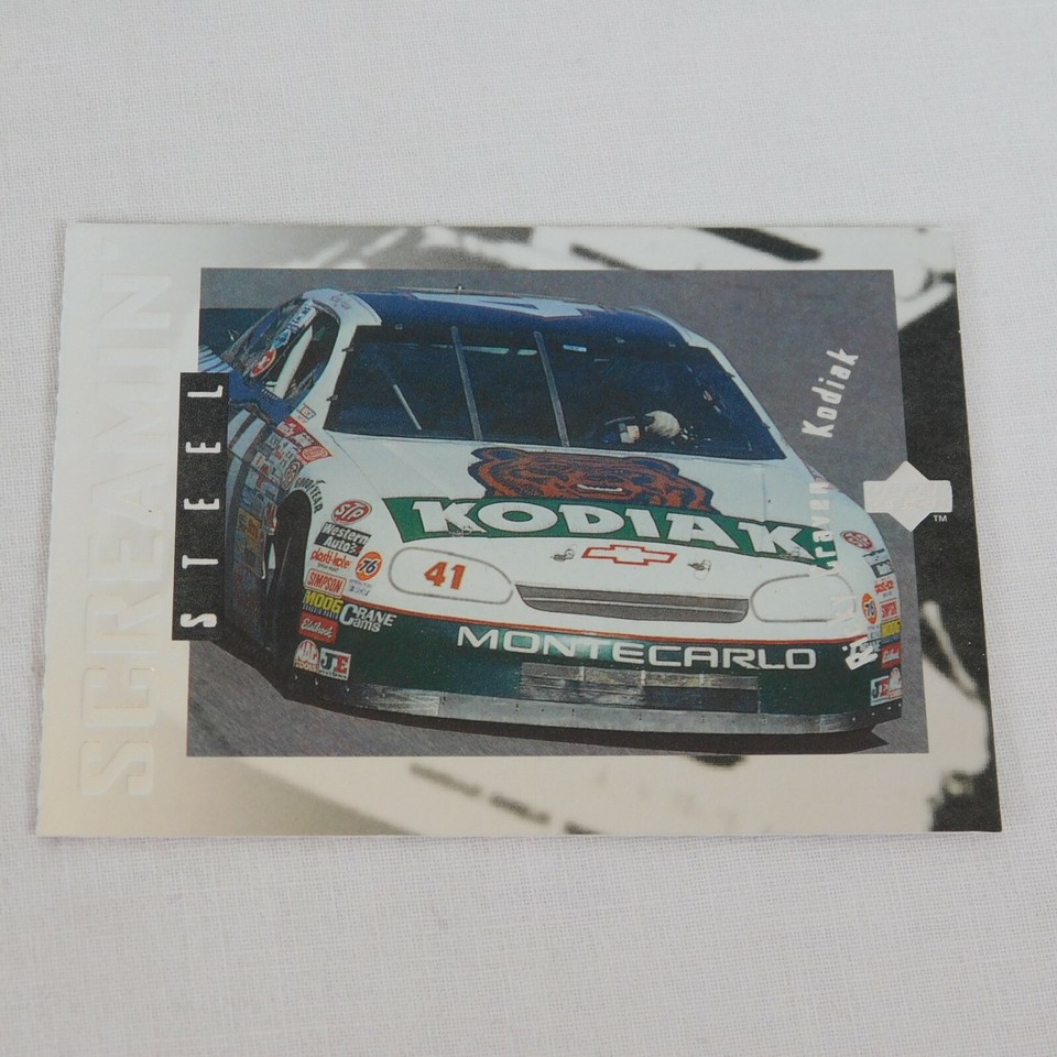 1996 Upper Deck Screamin' Steel Card Ricky Craven RC72 VTG Hologram ...
