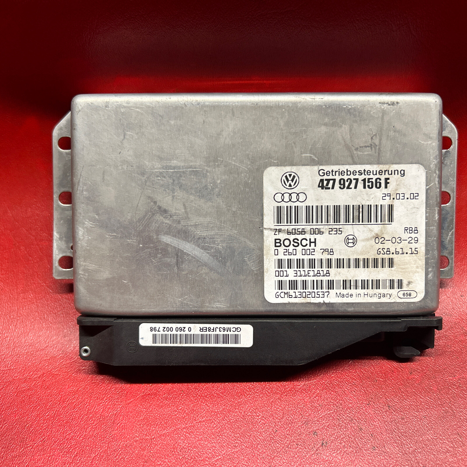 01-05 Audi Allroad Transmission Control Module TCU 4Z7927156F | eBay