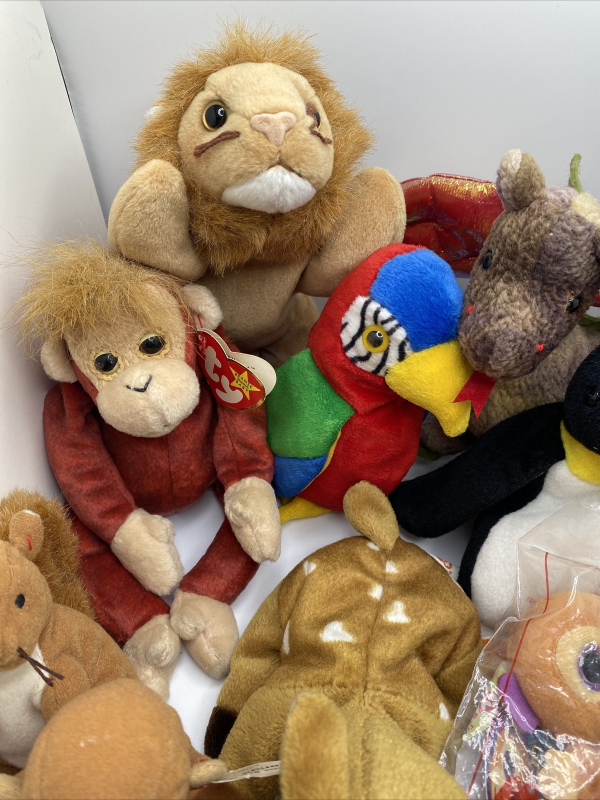 Mixed Lot 17 Sealed Used Vintage Retired TY Beanie Baby Keychains ...