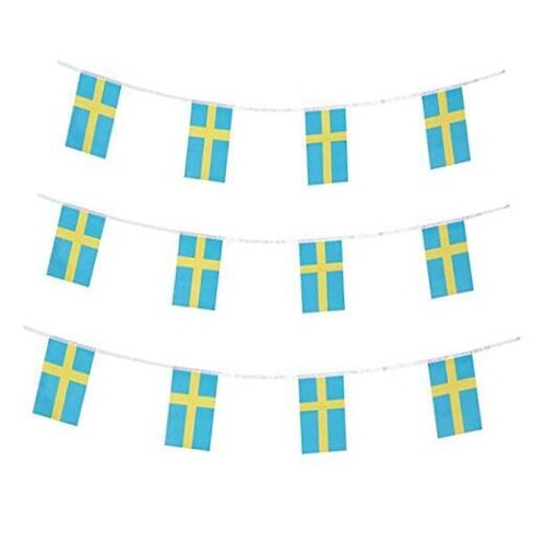Flags Swedish Small String Mini Flag Pennant Banner Decorations Sweden ...