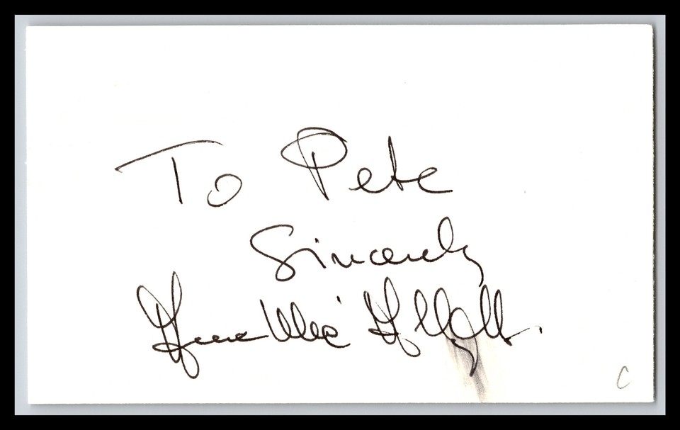 Anna Maria Alberghetti - Actress & Soprano - 3x5 Card - Signed ...