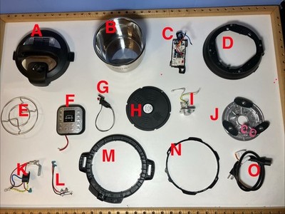 Replacement Parts for Instant Pot Duo Mini V3 3 Quart Pressure Cooker ...