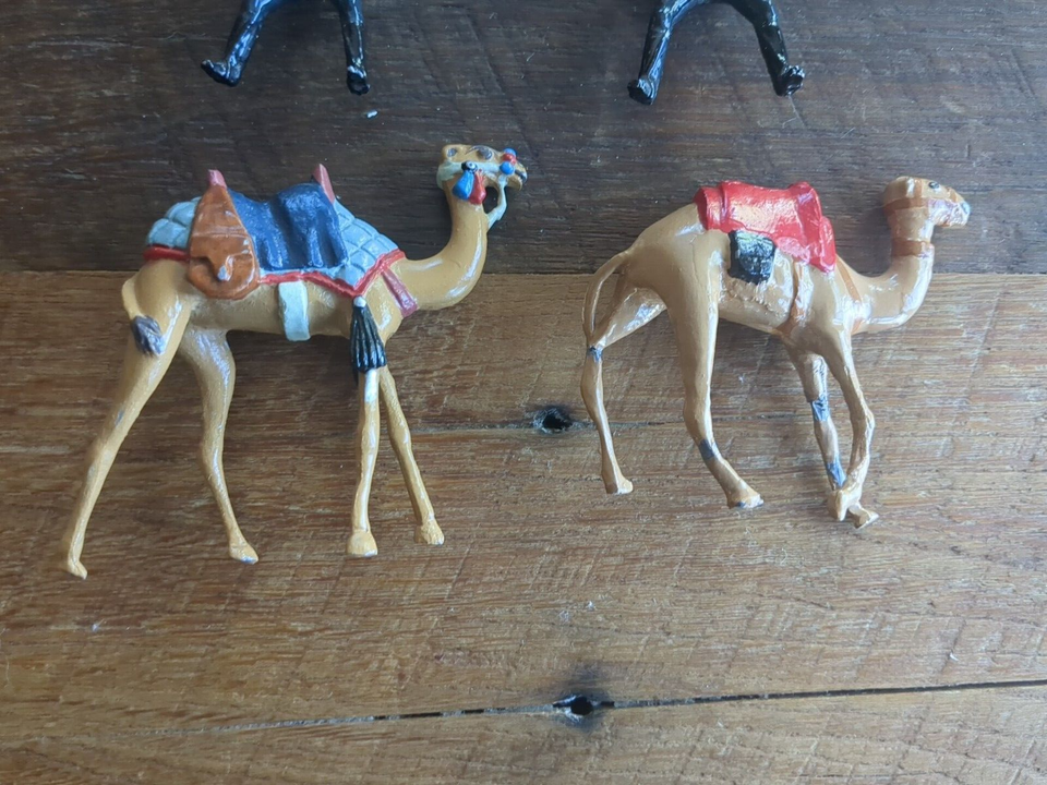Lead Toy Soldiers Camels with riders lot of 2 | eBay