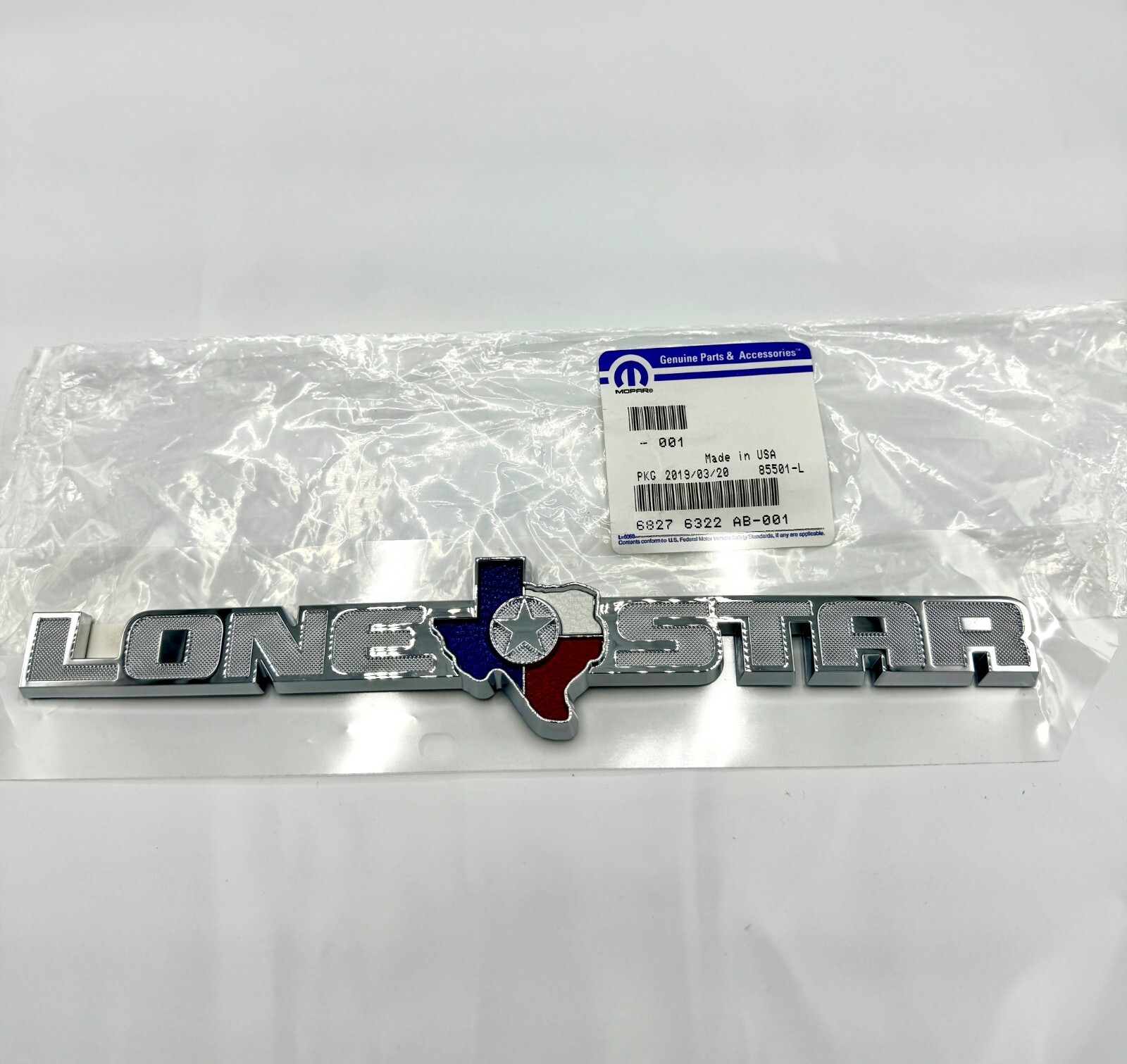 19-20 RAM 1500 DT LONESTAR TAILGATE EMBLEM BADGE NAMEPLATE MOPAR ...