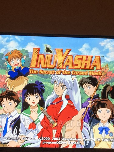 Inuyasha The Secret Of The Cursed Mask PS2 Disc Only | eBay