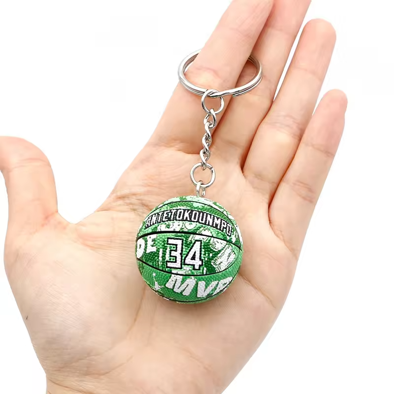 Giannis Antetokounmpo Throwback MVP Bucks Mini Basketball Keychain | eBay