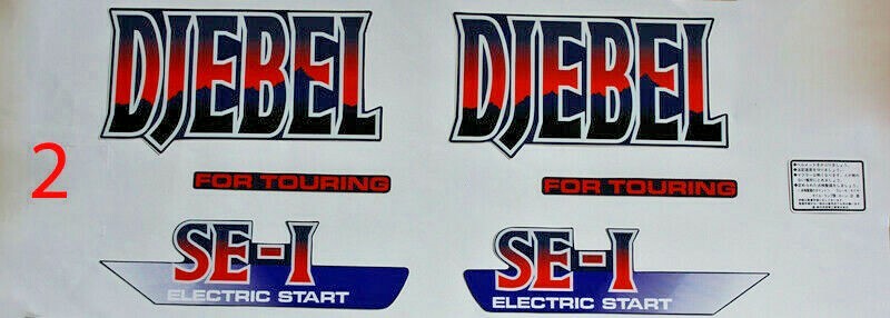 Custom made Suzuki Djebel decal sticker set | eBay
