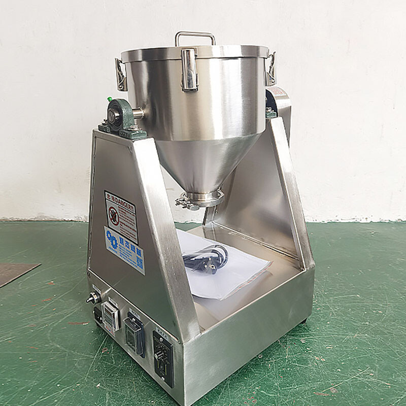 5-20KG Electric Dry Dough Powder Blender Drum Mixer Multi Function ...