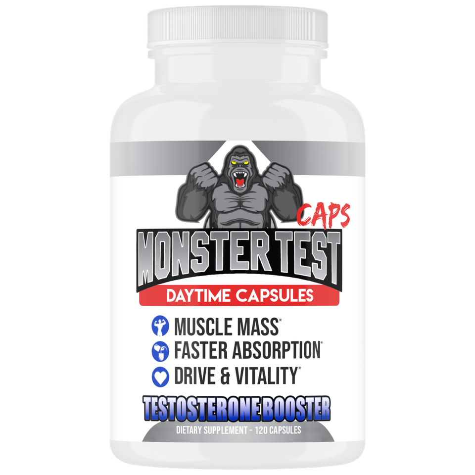 #1 Test Booster Monster Test Caps Male Drive Men's Capsule Pills 120ct ...