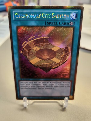 CHRONOMALY CITY BABYLON-YUGIOH-1ST EDITION GOLD RARE-PGLD-EN008 DY 340 ...