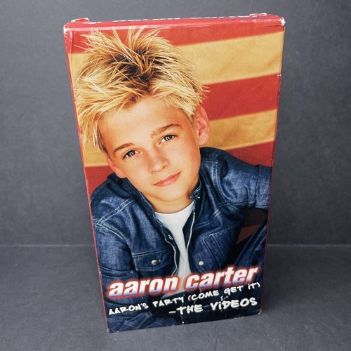 Aaron Carter, Aaron's Party (Come Get It) - The Videos (VHS, 2000) Boy ...