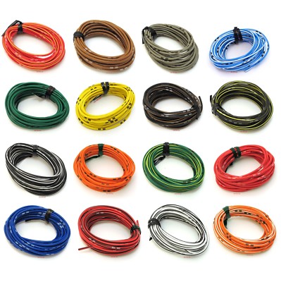 OEM Colored Electrical Wire - 18 Gauge - 13' Roll - CHOOSE COLOR | eBay
