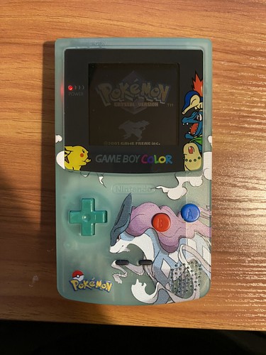 Nintendo Game Boy Color Pokemon Edition Gold & Silver Handheld System ...