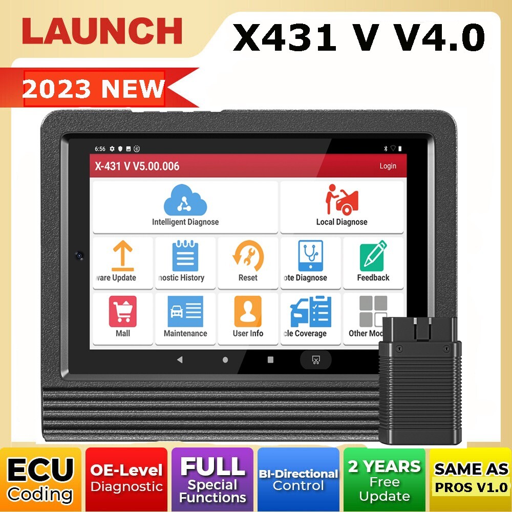 LAUNCH X431 V PRO 3S+ Car Scanner Bidirectional Diagnostic Tool Key ...