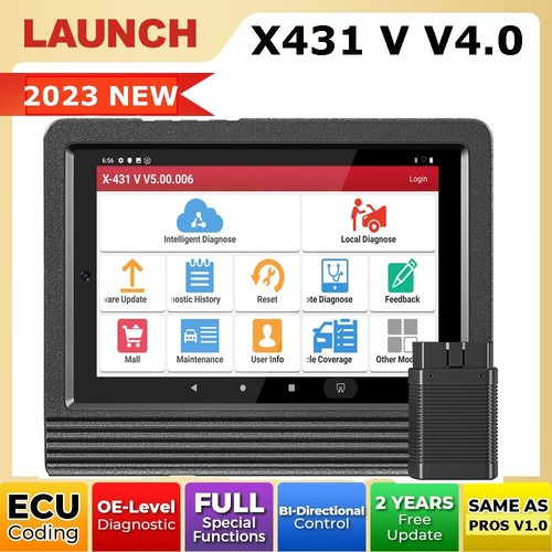 LAUNCH X431 V PRO 3S+ Car Scanner Bidirectional Diagnostic Tool Key ...