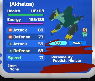 Roblox Loomian Legacy GAMMA AKHALOS | eBay